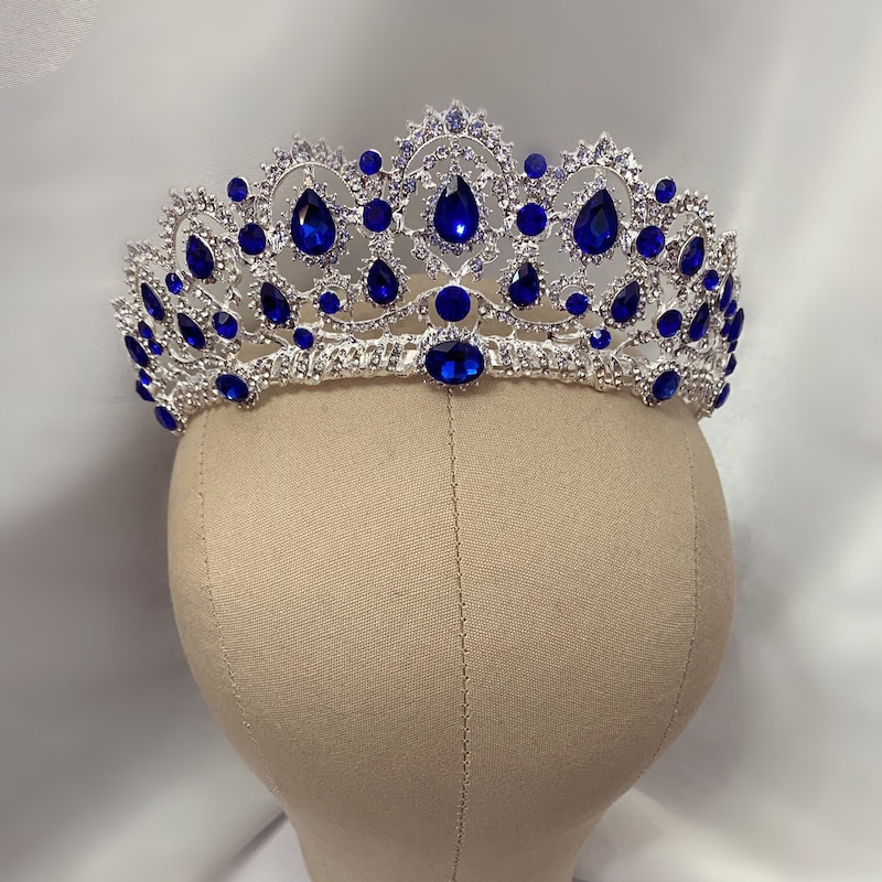 Royal Blue Crown - Etsy