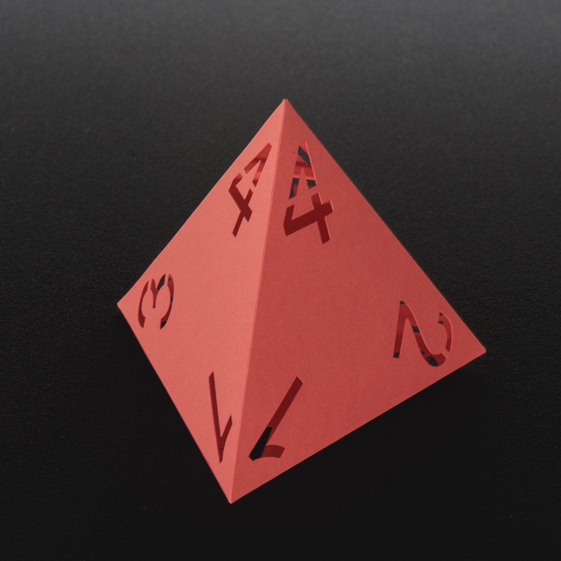 Extra Large Papercraft Polyhedral Dnd Dice Complete Set - D20, D12, D10 ...