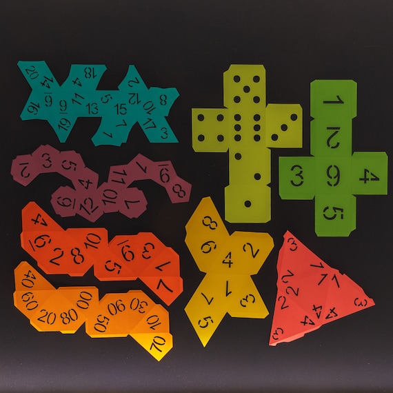 Craft Supplies & Tools Extra Large Papercraft D6 SVG & Silhouette ...