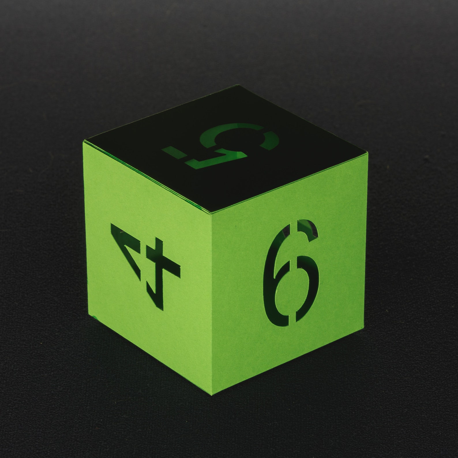 Extra Large Papercraft Polyhedral Dnd Dice Complete Set - D20, D12, D10 ...