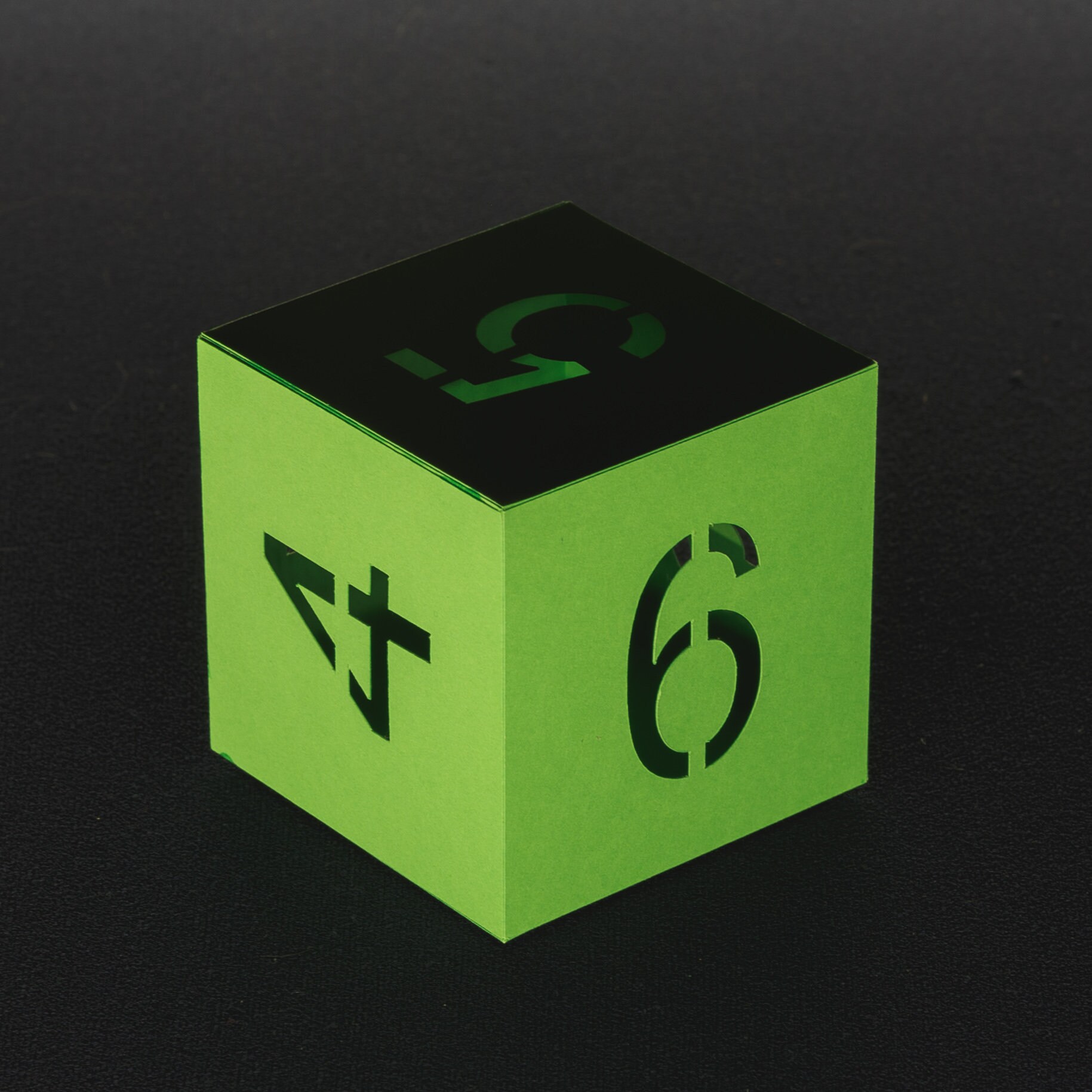 Craft Supplies & Tools Extra Large Papercraft D6 SVG & Silhouette ...