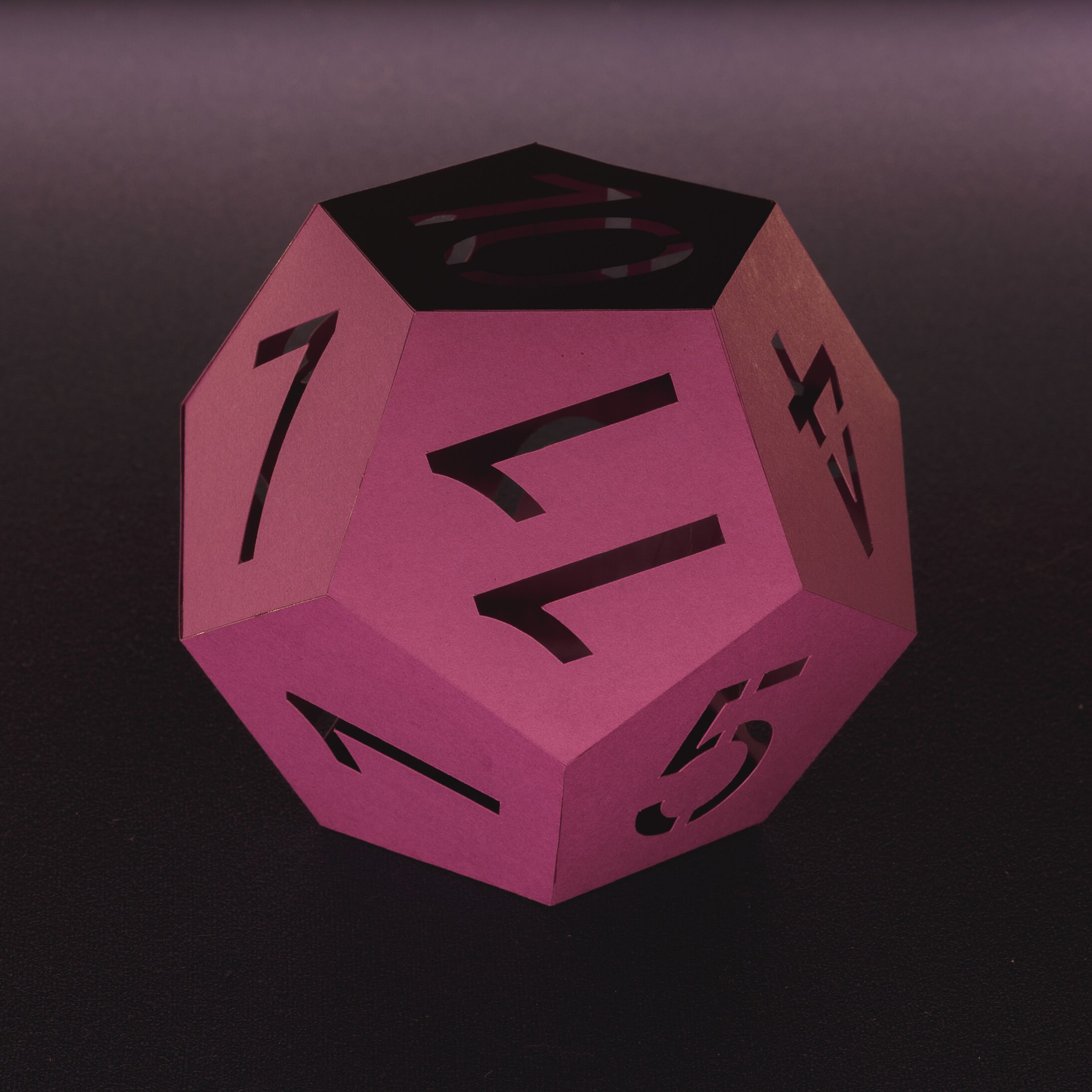 Extra Large Papercraft Polyhedral DnD Dice Complete Set D20 - Etsy 日本