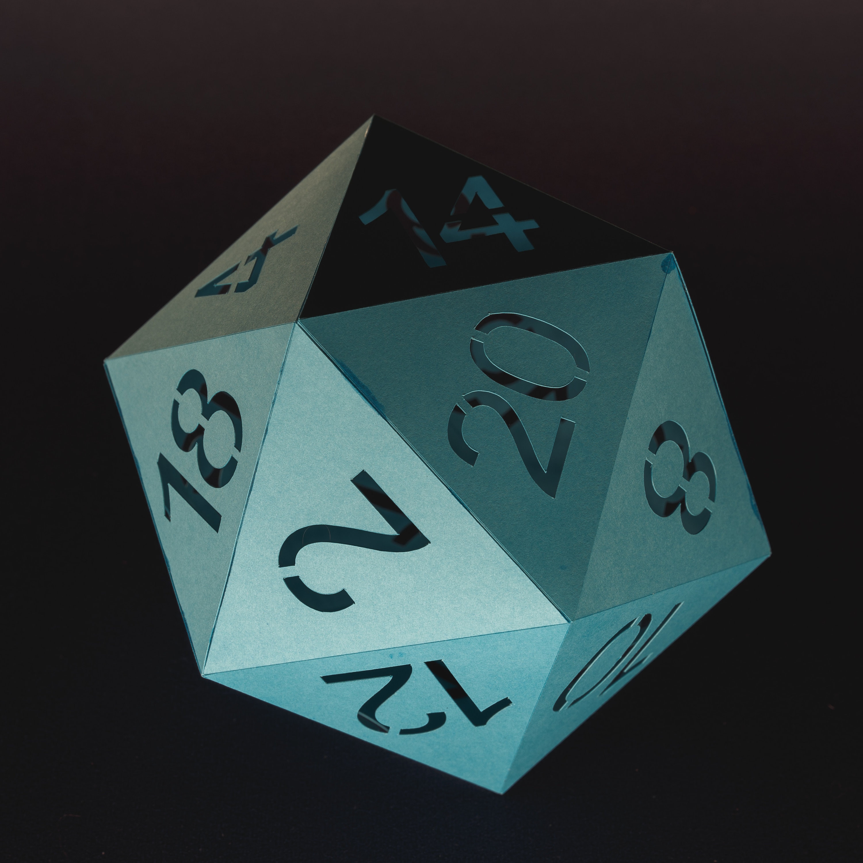Extra Large Papercraft Polyhedral DnD Dice Complete Set D20 - Etsy 日本