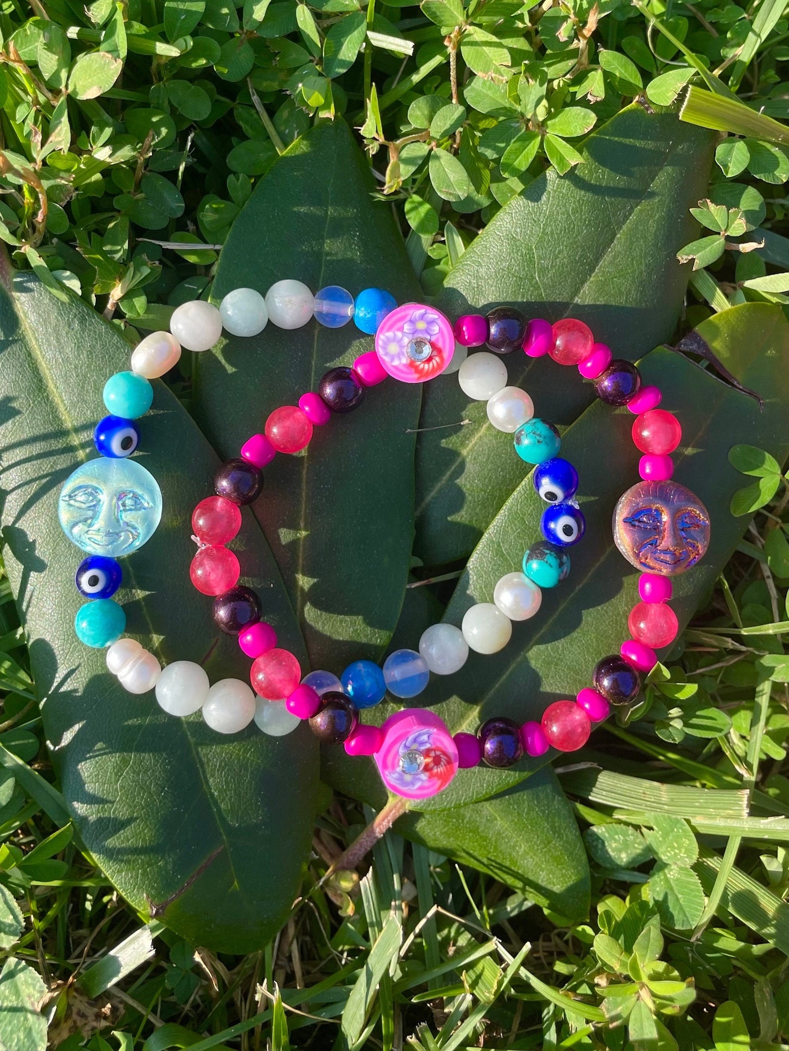 Moon Face Bracelets - Etsy