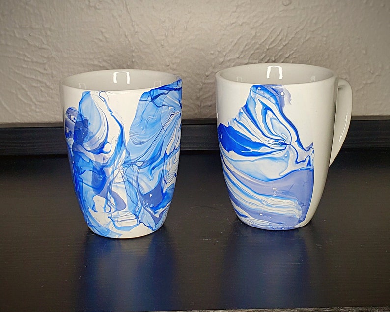 Custom Colors Marble Mugs - Etsy