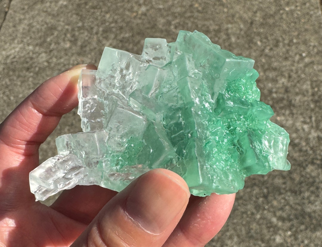 Ombre Green Halite - Etsy