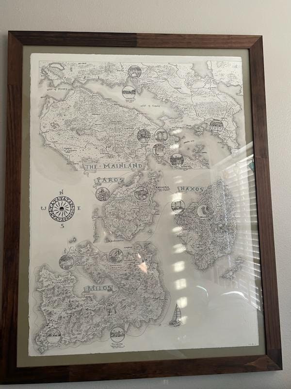 Custom A3 Sized Fantasy Map World Map for Authors or Dnd Games With ...