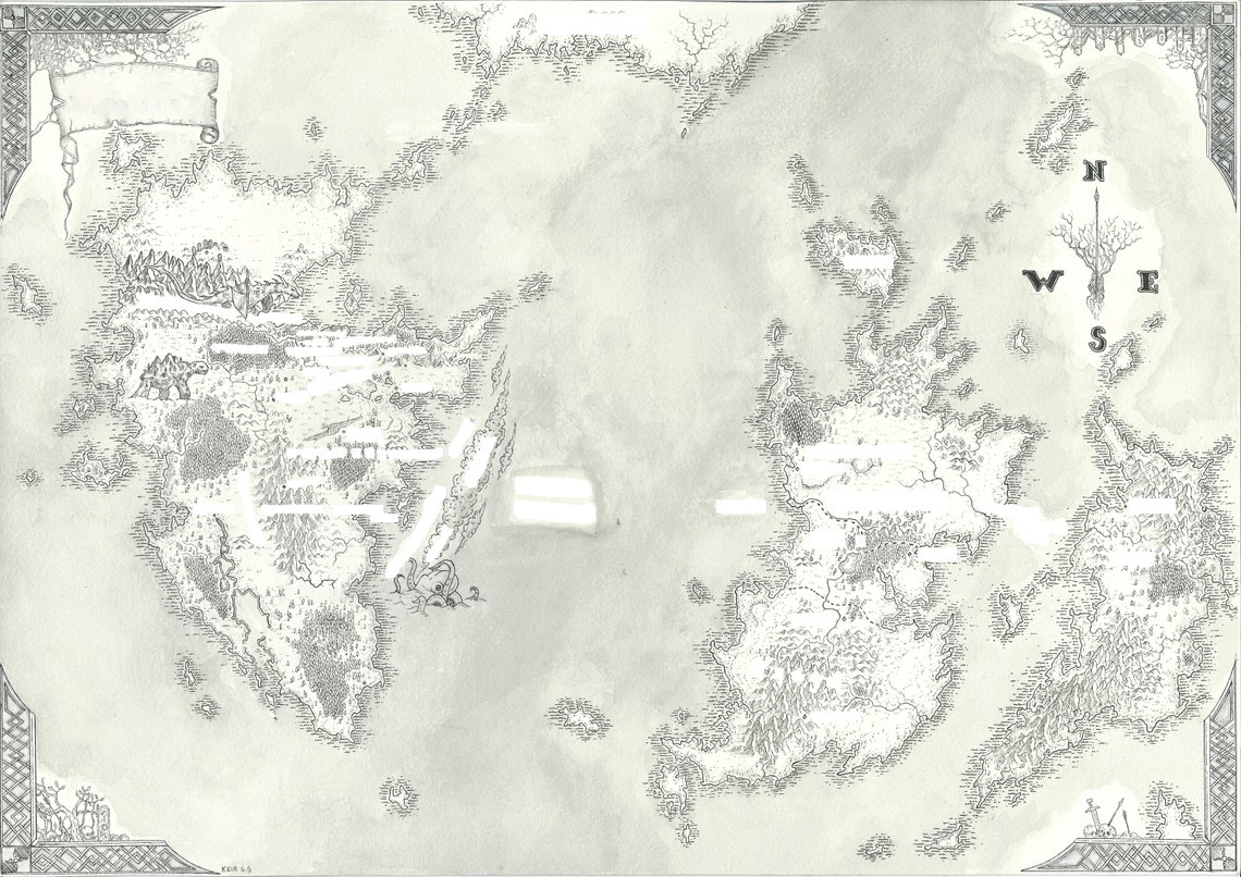 Unlabelled Fantasy Maps for D&D Campaign / Fantasy Map / RPG Map - Etsy