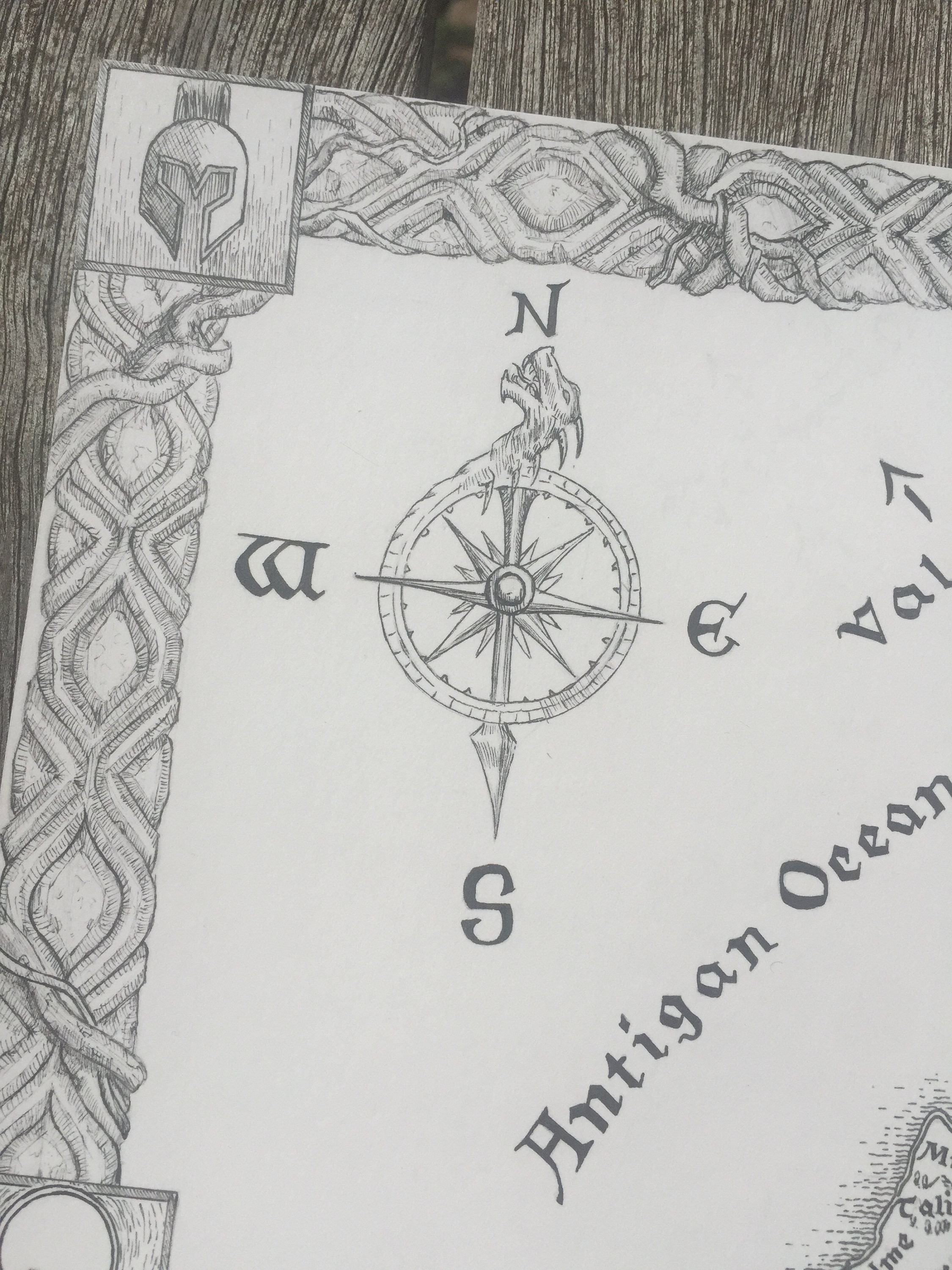 Custom A3 Sized Fantasy Map World Map for Authors or Dnd Games With ...