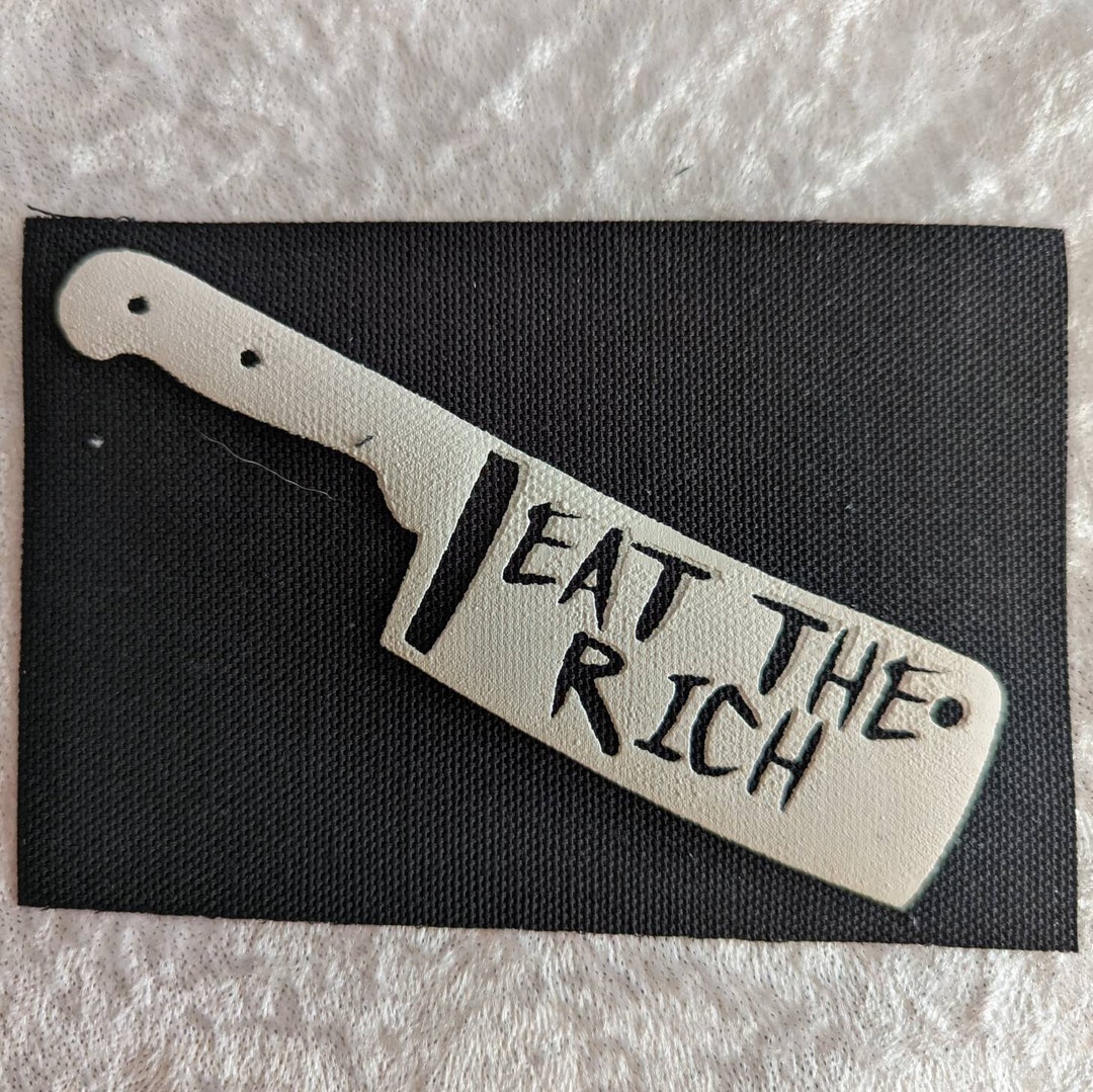 Eat the Rich Patch - Etsy