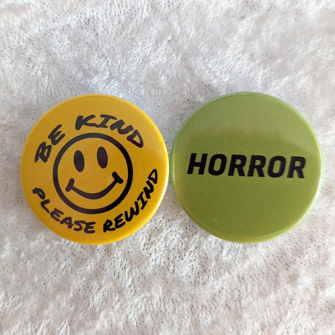 Set of 2 VHS Buttons - 1.5" - Etsy