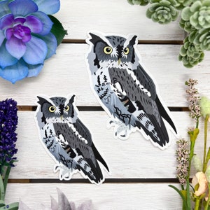 Eastern Screech Owl Sticker, Owl Sticker, Screech Owl Sticker, Owl ...