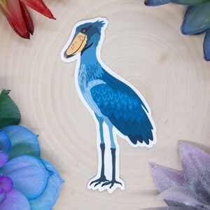 Shoebill Stork Sticker, Shoebill Stork Decal, Shoebill Stork Decor ...