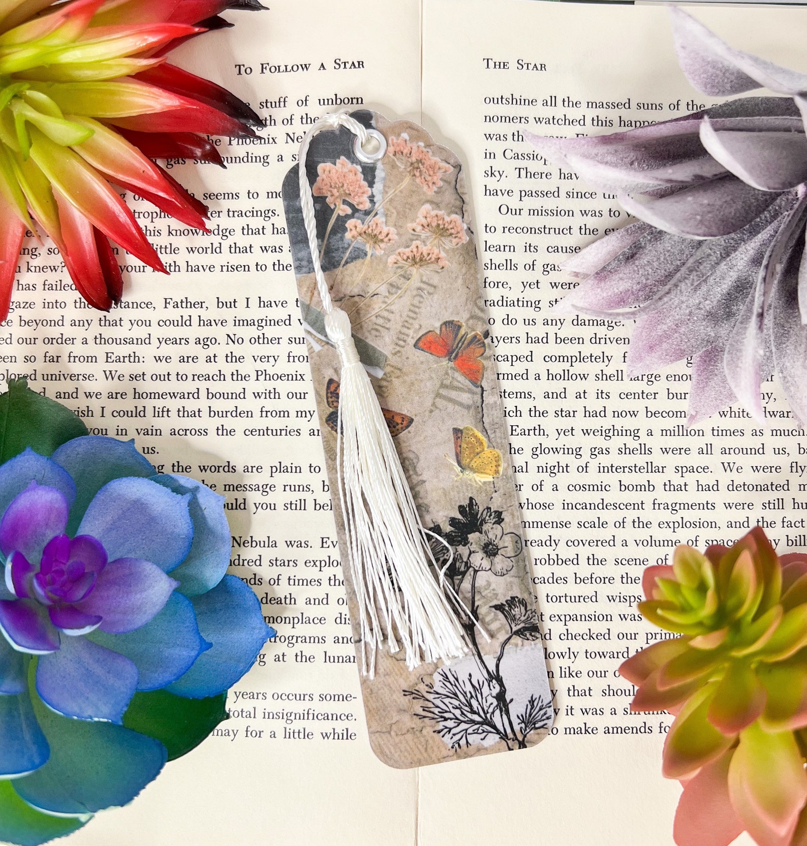 Vintage Aesthetic Bookmarks Set of 4 Vintage Bookmark - Etsy