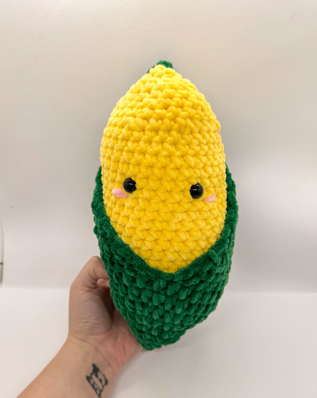 Corn Crocheted Plushy, Crocheted Plush, Crocheted Food, Crochet Plush ...