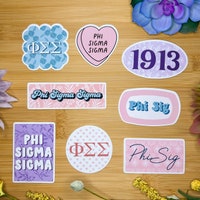 Phi Sigma Sigma Alumna Decal: Sorority Laptop Sticker - Etsy