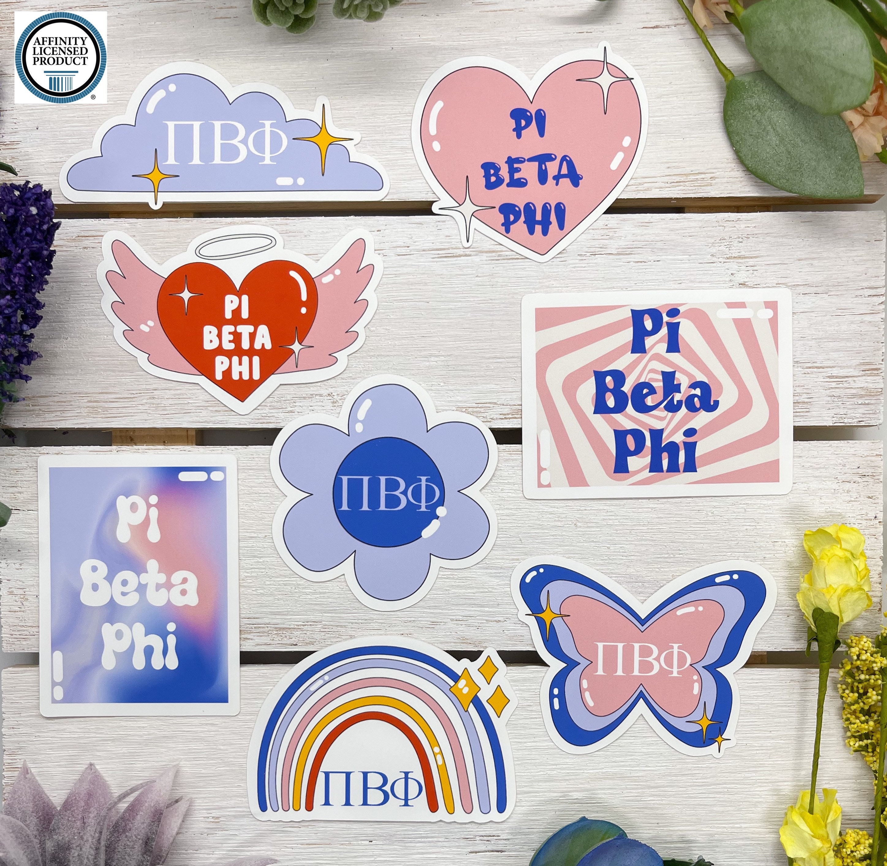 Pi Beta Phi Sticker Pack Pi Phi Sticker Pack Pi Beta Phi - Etsy