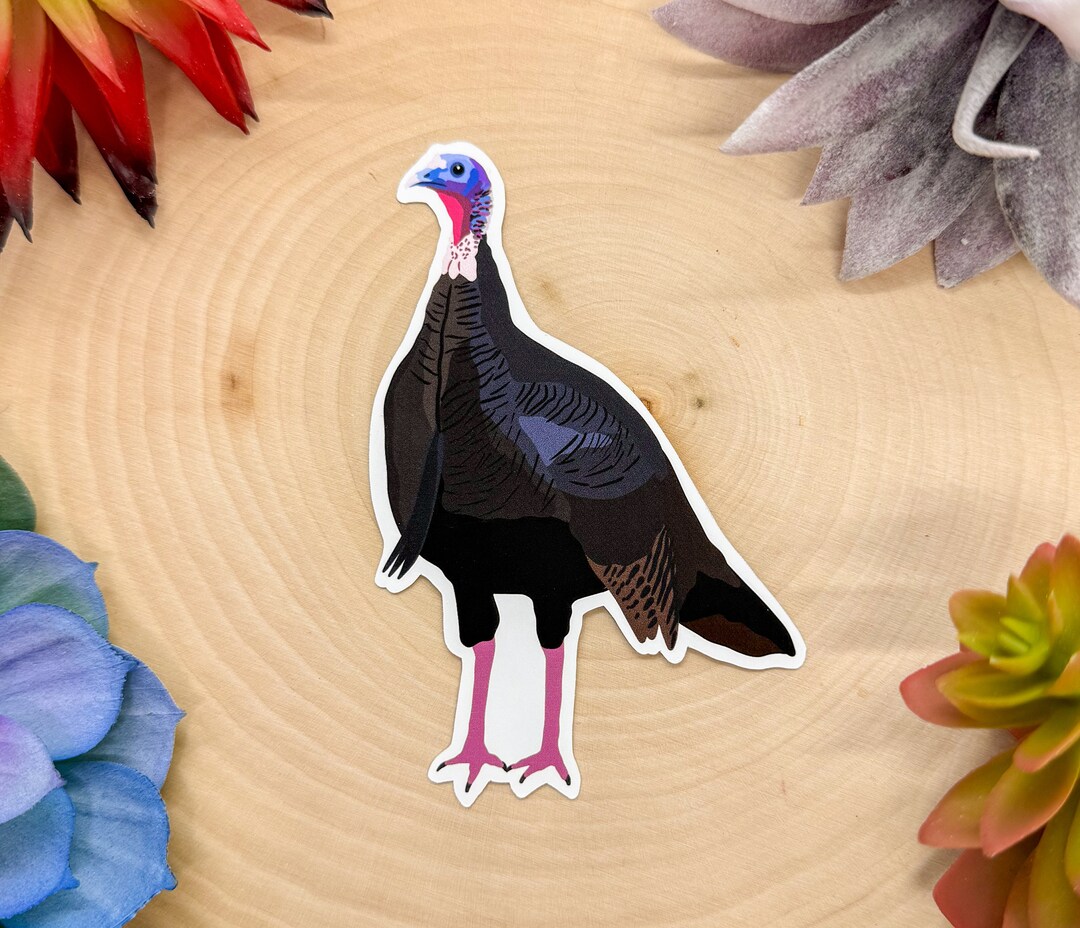 Wild Turkey Sticker, Wild Turkey Decal, Wild Turkey Gift, Wild Turkey ...