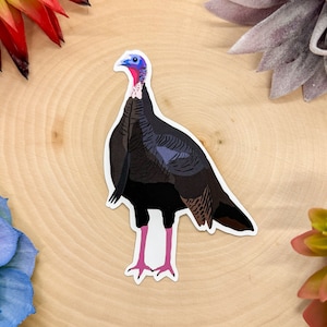 Wild Turkey Sticker, Wild Turkey Decal, Wild Turkey Gift, Wild Turkey ...