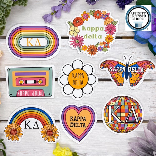 Kappa Delta Sorority Car Decal Kay Dee Laptop Sticker - Etsy