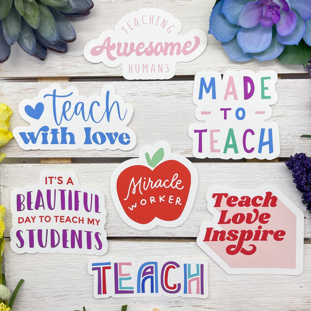 Teacher Sticker Pack, Teaching Stickers, Classroom Stickers, Teaching ...