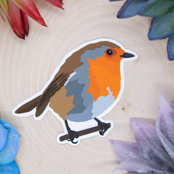Robin Decal - Etsy