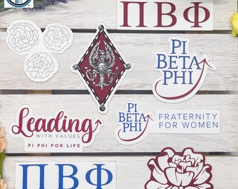 Pi Phi Sticker Pack - Etsy