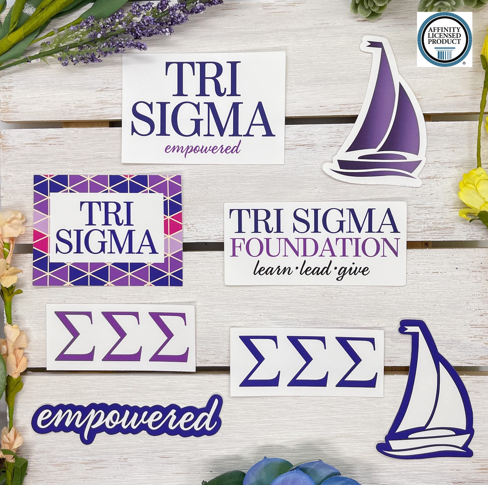 Tri Sigma Sticker Pack Sigma Sigma Sigma Sticker Pack - Etsy