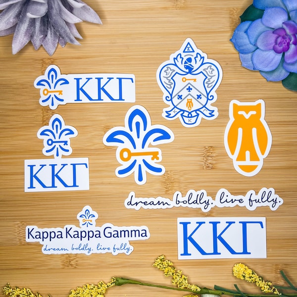 Kappa Kappa Gamma Sticker - Etsy