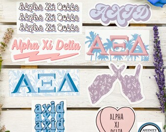 Alpha Delta Pi Sticker Pack Sorority Stickers Alpha Delta Pi - Etsy