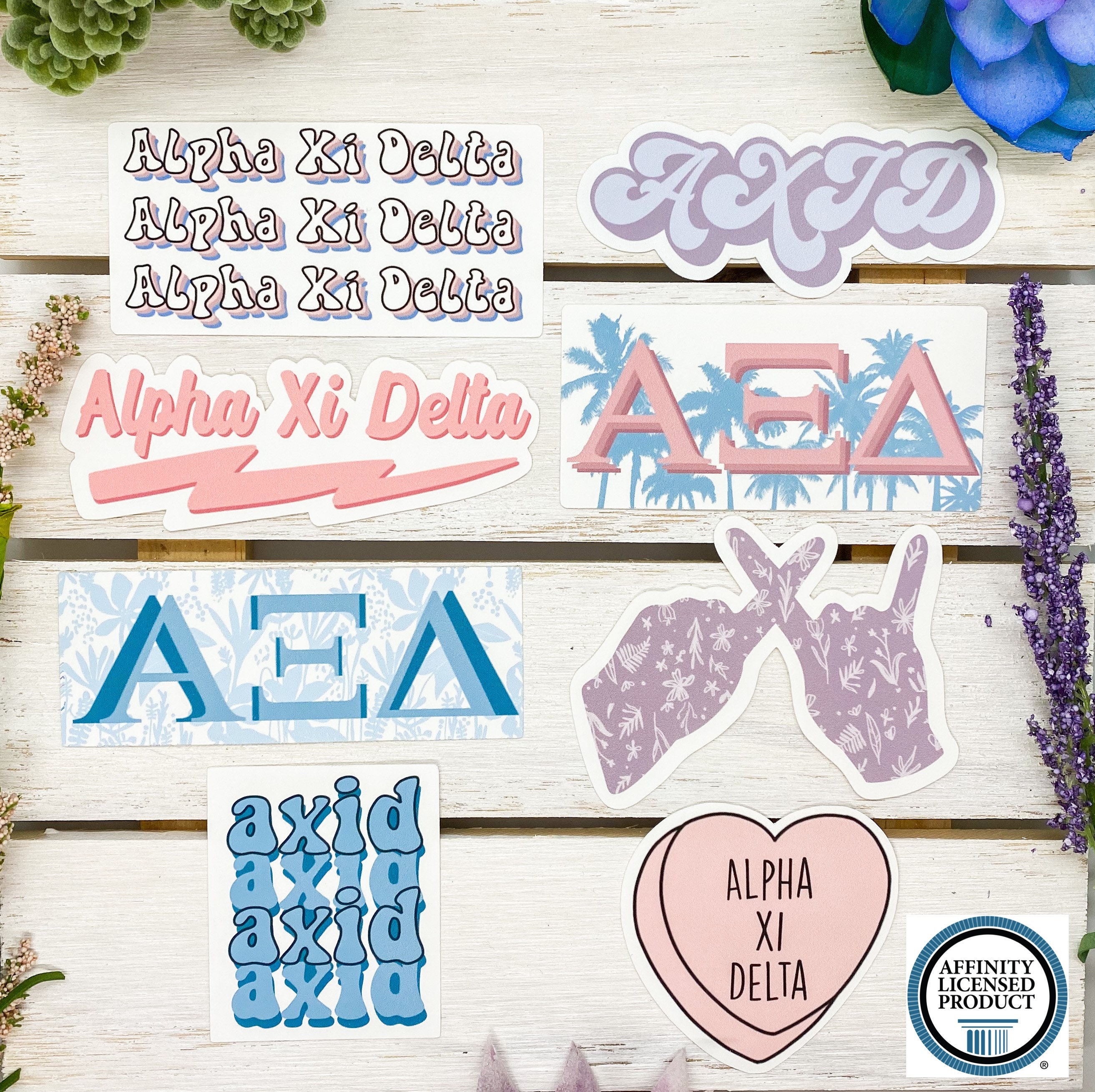 Alpha Xi Delta Flag - Etsy