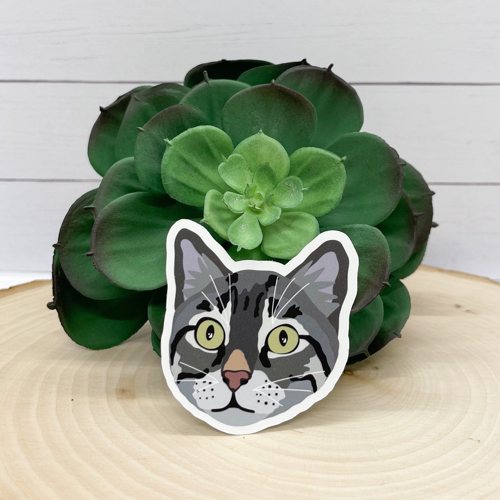 Custom Pet Sticker Personalized Pet Sticker Pet Portrait - Etsy
