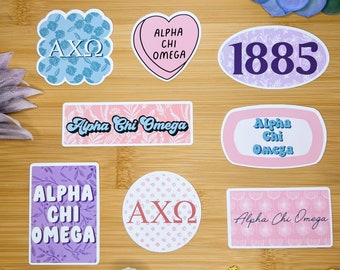 Chi Omega Sticker Pack, Sorority Stickers, Chi Omega Flag, Chi Omega ...