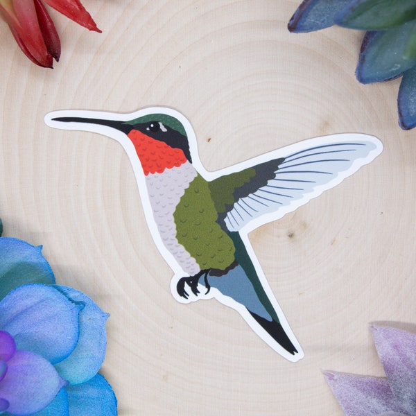 Hummingbird Sticker - Etsy