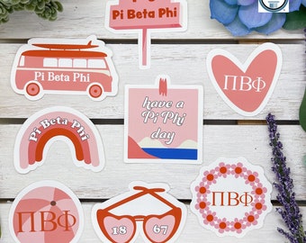 Pi Phi Sticker Pack - Etsy