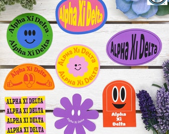 Alpha Delta Pi Sticker Pack Sorority Stickers Alpha Delta Pi - Etsy
