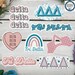 Tri Delta Sticker Pack Sorority Stickers Tri Delta Flag Tri | Etsy