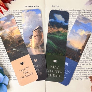 Minimalist Bookmarks Set of 4, Mens Bookmark, Masculine Bookmark ...