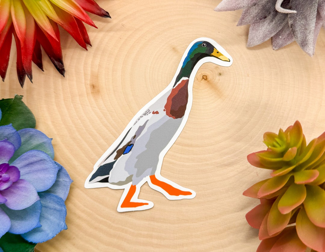 Indian Runner Duck Sticker, Indian Runner Duck Decal, Runner Duck Gift ...