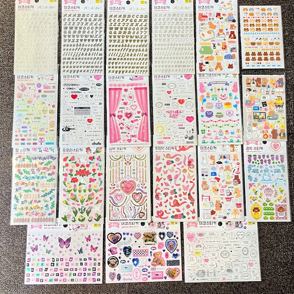 Korean Stickers - Etsy