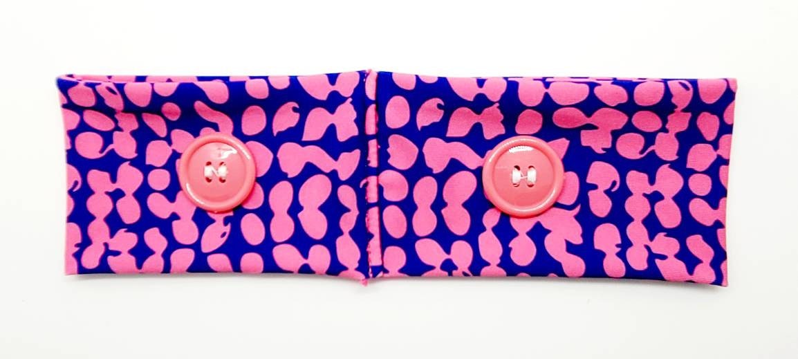 Adult Headband with Buttons adult button headband headband | Etsy