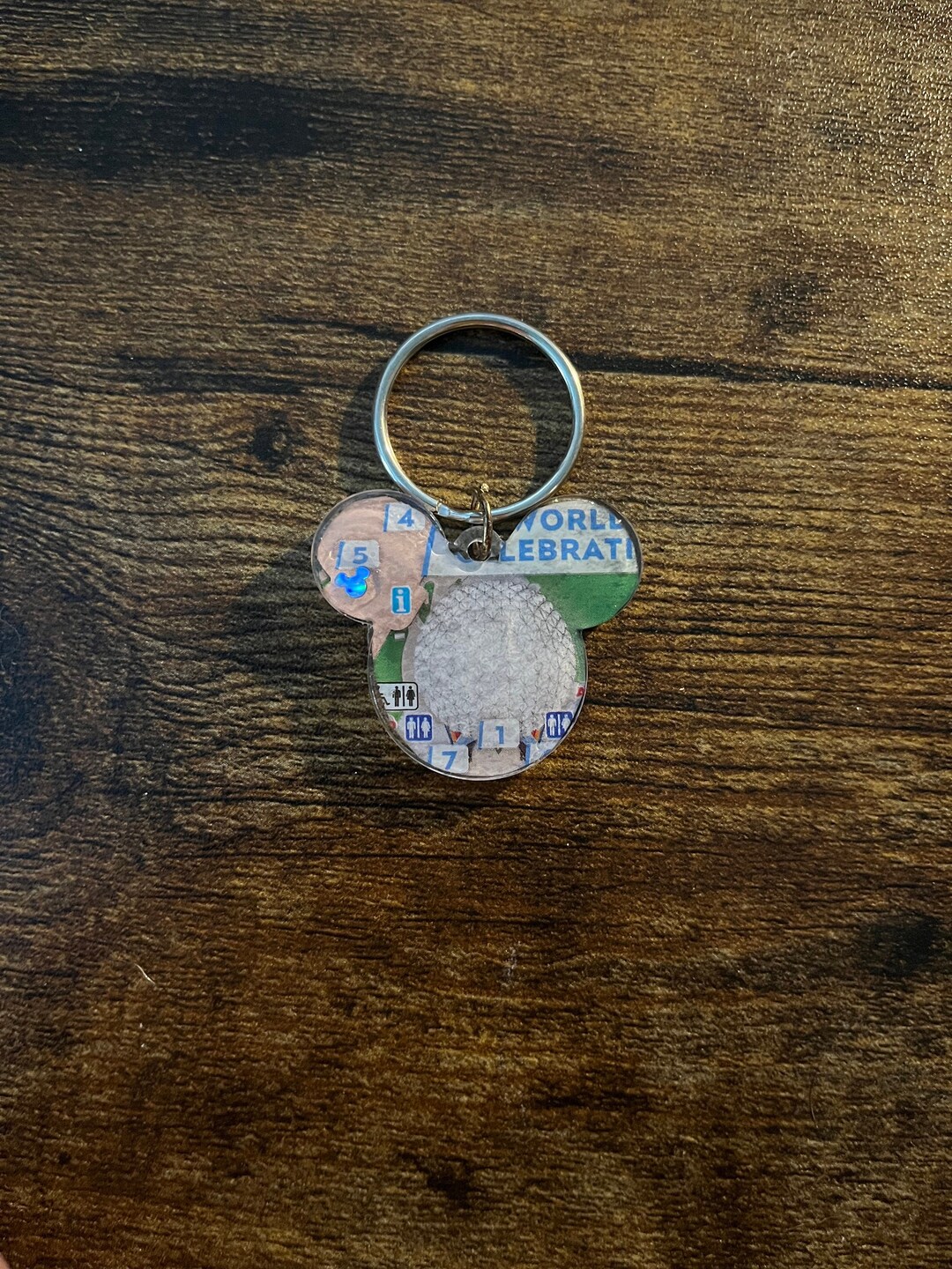 Park Map Keychain - Ball - Etsy