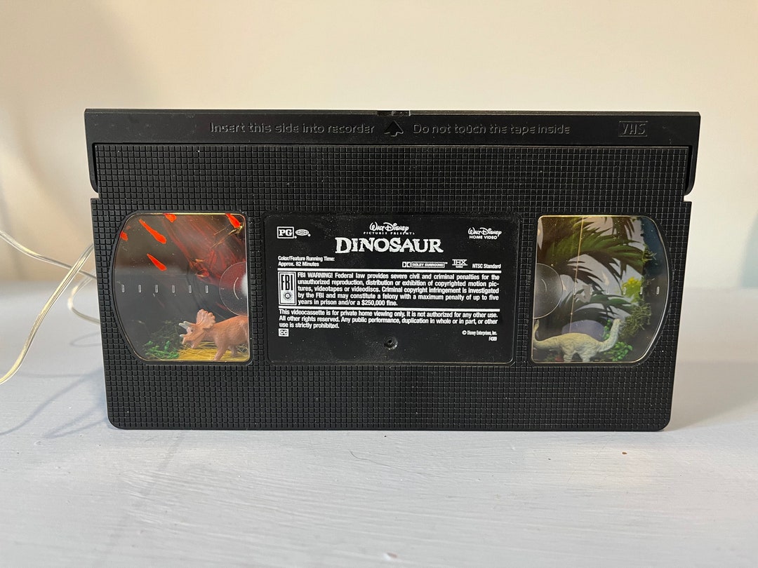 Dinosaur VHS Diorama Light - Etsy