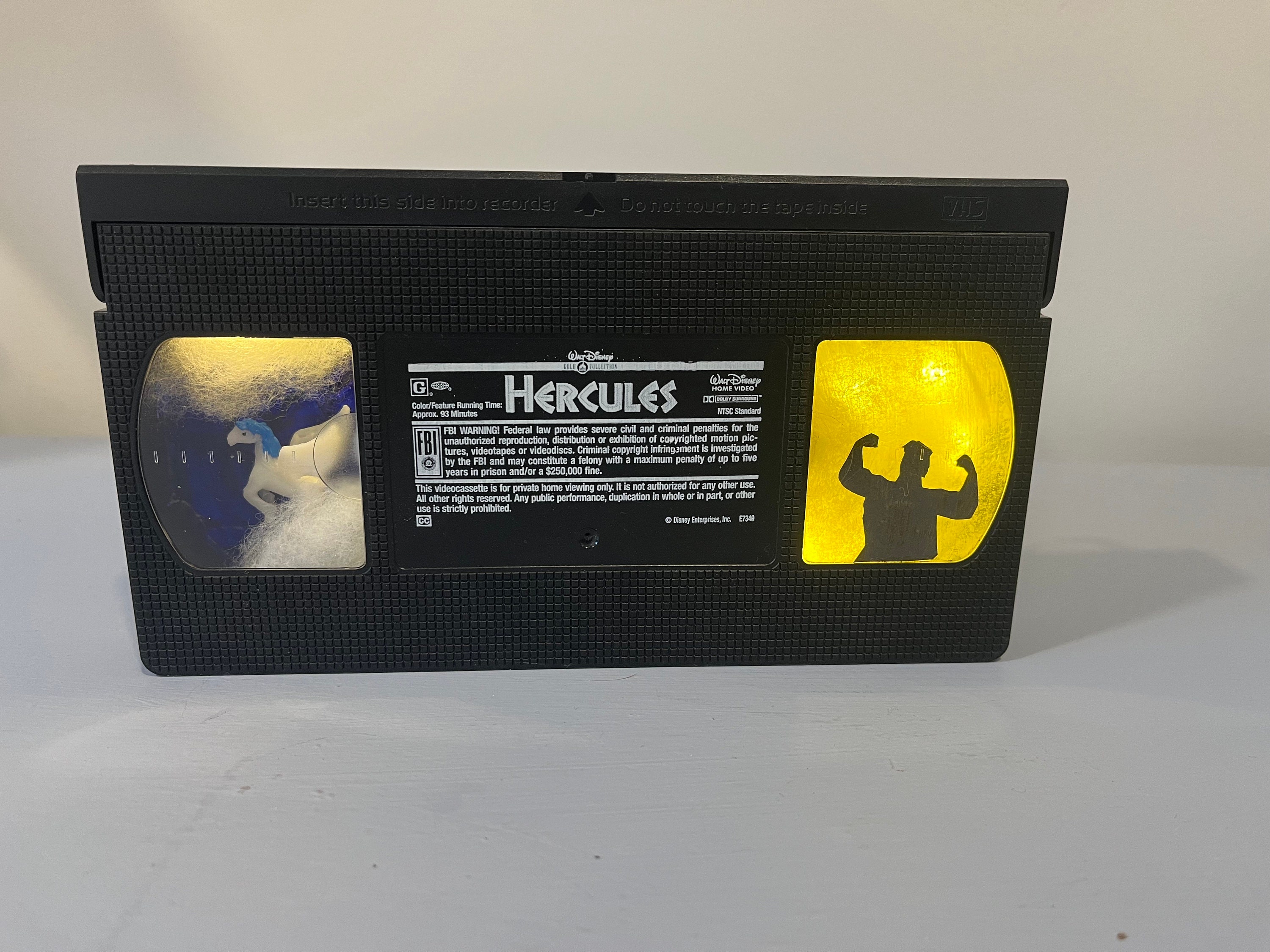 Hercules VHS Diorama Light - Etsy