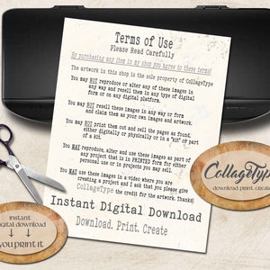 File Folder Diy Printable Kit, 9 Pages, Grungy Journal Pdf Jpg - Etsy