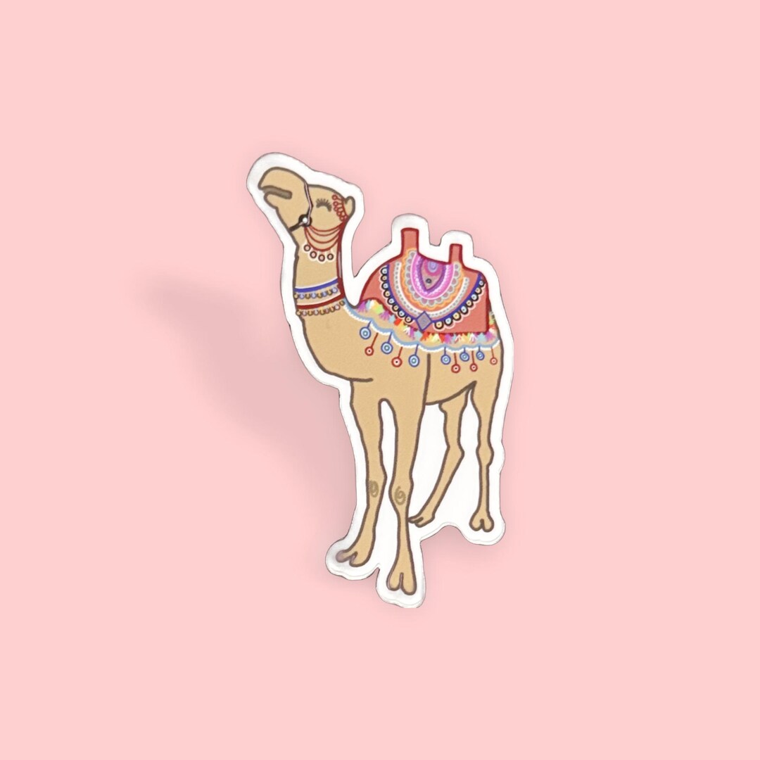 Camel Vinyl Sticker • Egyptian Camel Decal • Waterproof Laptop & Water ...