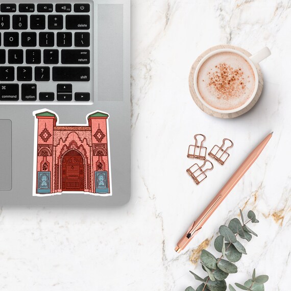 Moroccan Sticker Arab Vinyl Sticker Architecture Sticker | Etsy