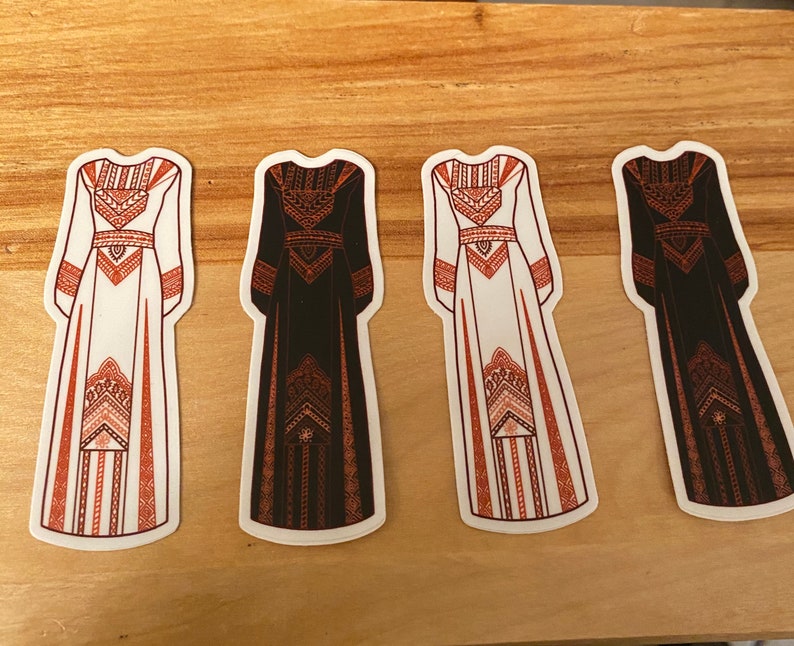 Palestinian Thobe Sticker Arab Sticker Middle Eastern | Etsy