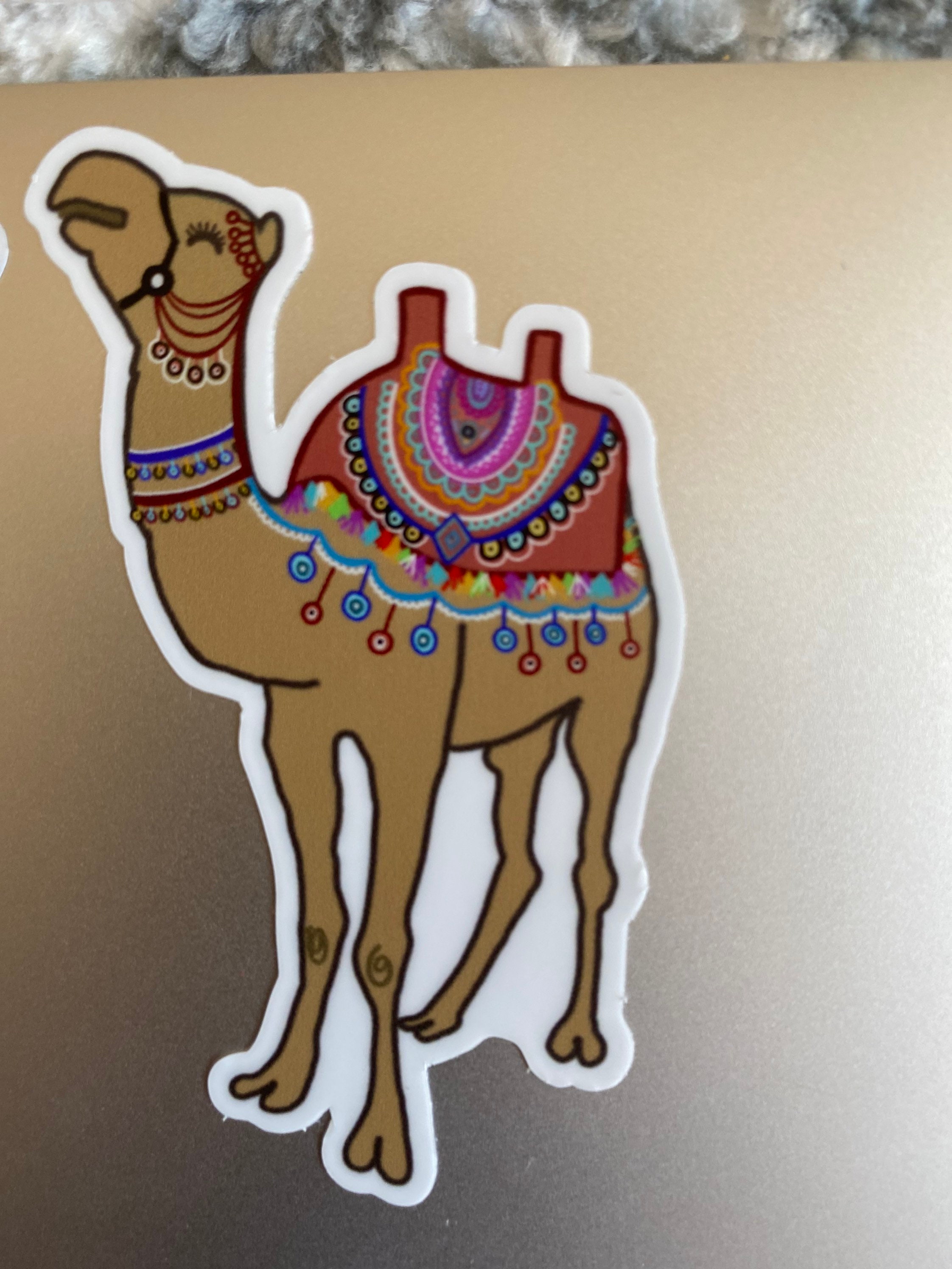 Camel Sticker Vinyl Sticker Laptop Decal Macbook Decal - Etsy