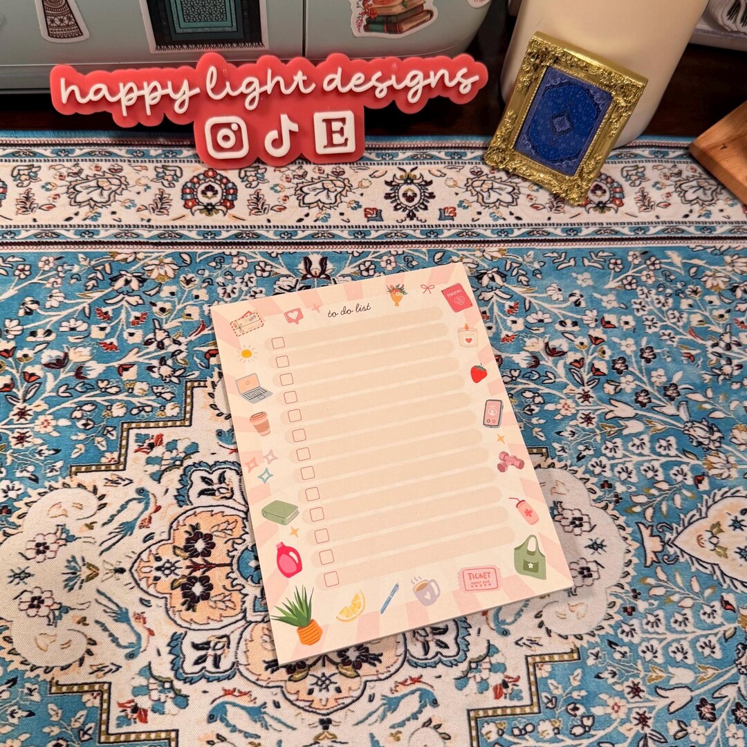 Coquette To-do List Notepad: Illustrated Tear-away Pages - Etsy